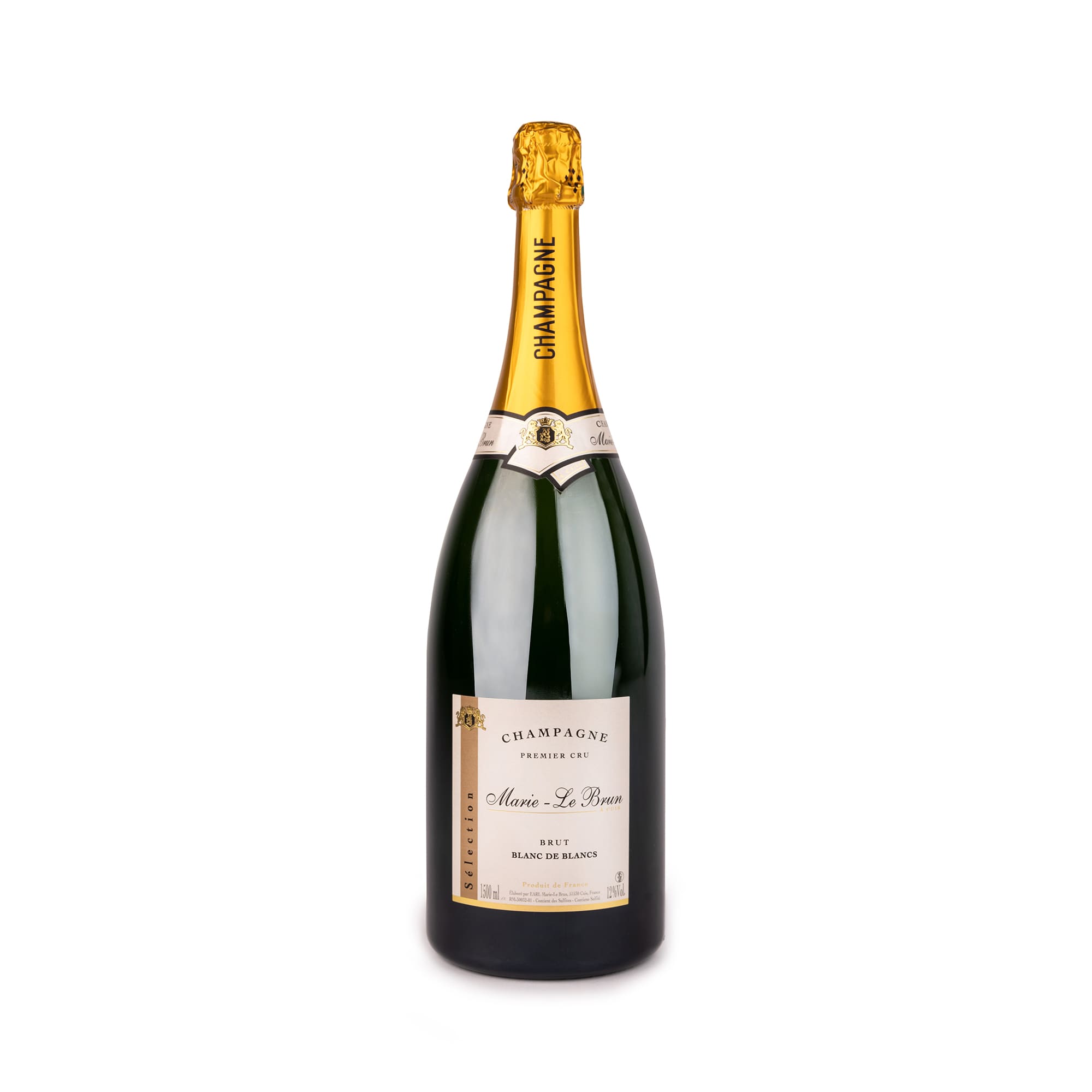 Champagne Premier Cru Marie Le Brun Blanc de Blancs - Brut Sélection ...